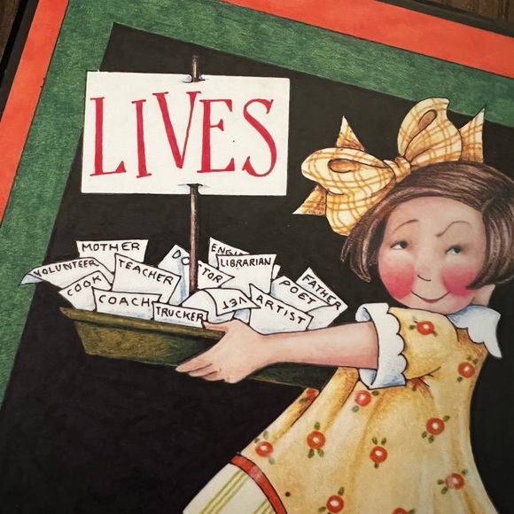 Mary Engelbreit | Accents | Rare Vintage The Mary Engelbreit Colorplak ...